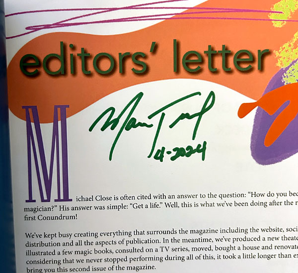 Conundrum Issue 2 - Meir Yedid Magic