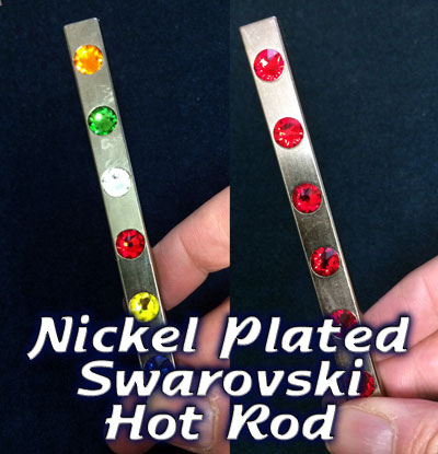 Nickel Plated Swarovski Hot Rod - Meir Yedid Magic